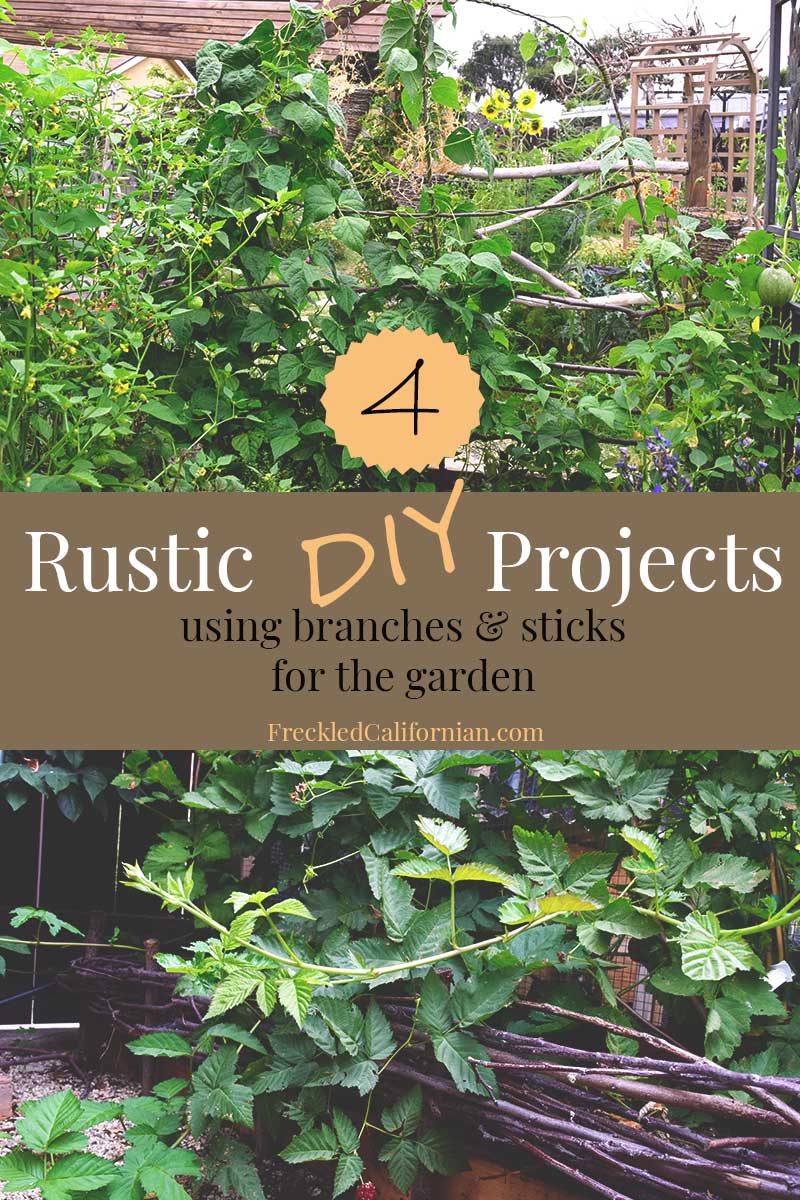 Garden DIY Projects Using Branches, Sticks & Twigs
